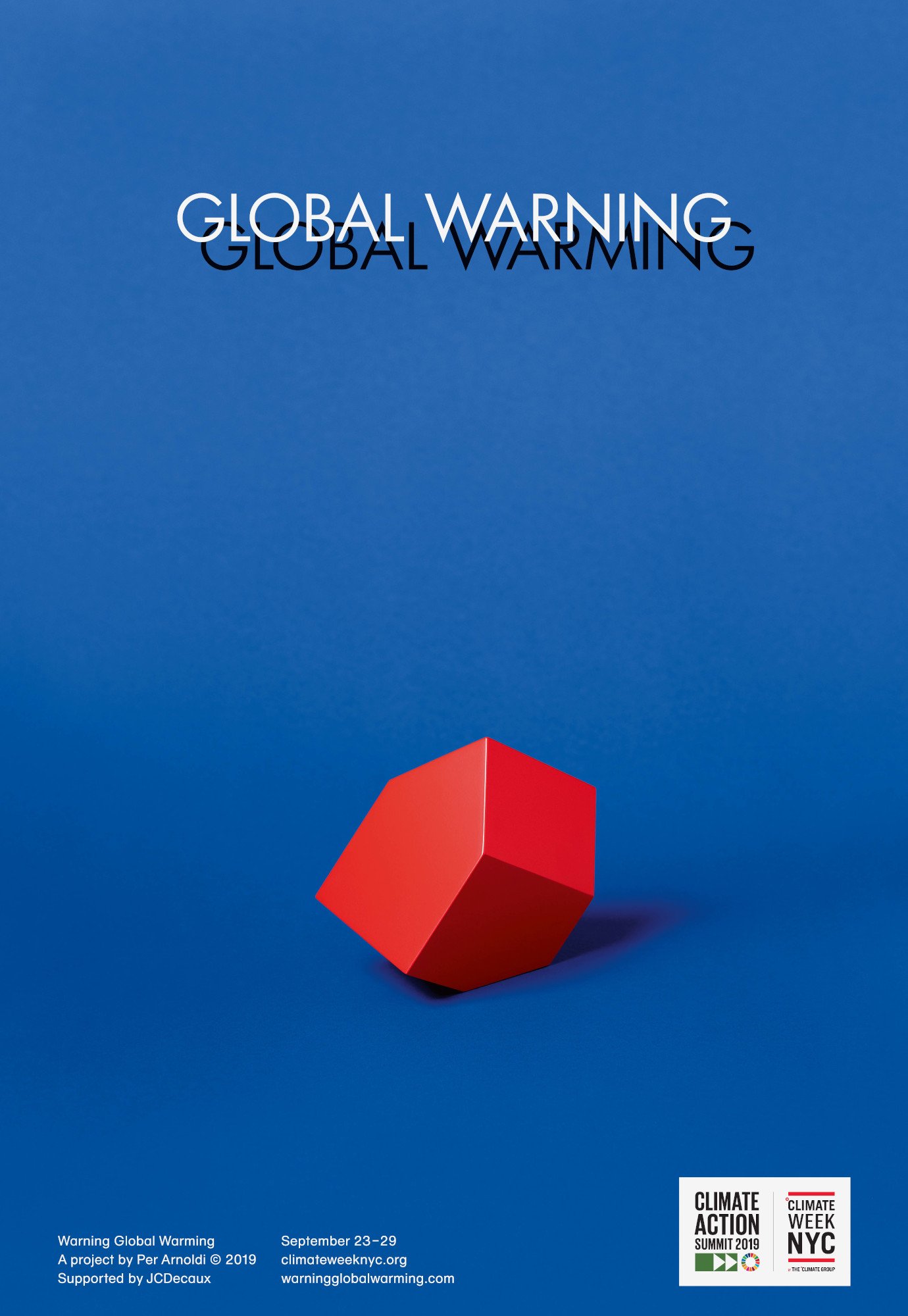 Warning Global Warming: a poster project by Per Arnoldi with JCDecaux ... Warning Global Warming: a poster project by Per Arnoldi with JCDecaux ...