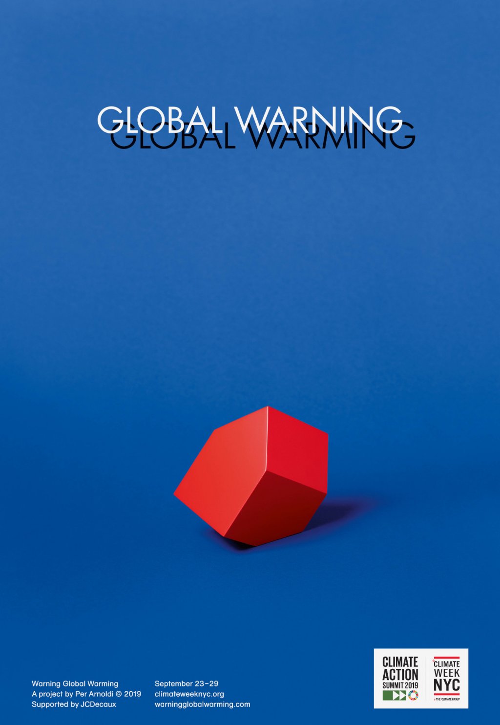 Warning Global Warming: a poster project by Per Arnoldi with JCDecaux ...