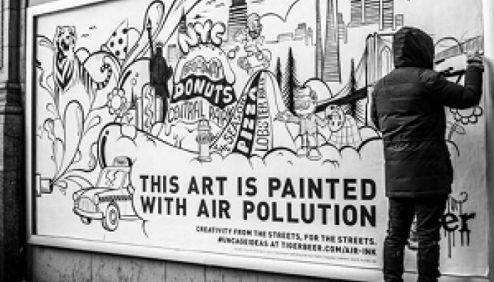 An Indian startup turns air pollution into ink | JCDecaux Group